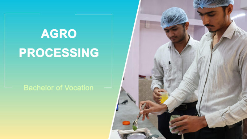 Department of Agro Processing - Lokbharati University for Rural ...